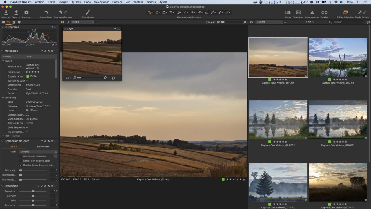 Interfaz de Capture One personalizada - Capture One Trainer